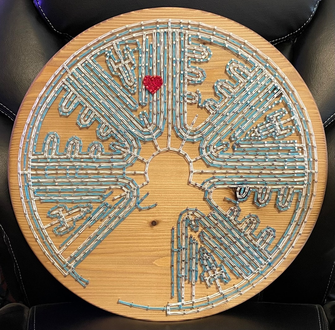 Rotonda West Florida String Art, Southwest Florida, State Wall Art ...