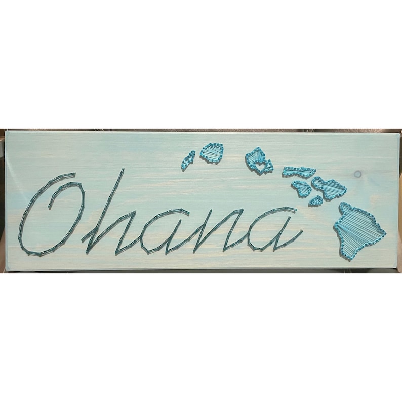 Ohana Hawaii String Art, Welcome Sign, Hello, Aloha, Hawaiian Decor ...