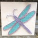 Made to Order Dragonfly String Art, Bug, Insect, Nursery Wall Decor ...