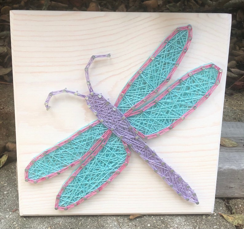 Made to Order Dragonfly String Art Bug Insect Nursery Wall - Etsy