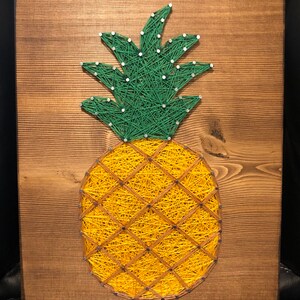 Made to Order Pineapple Welcome String Art Hawaii Wall Art | Etsy
