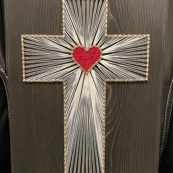 Cross String Art - Etsy