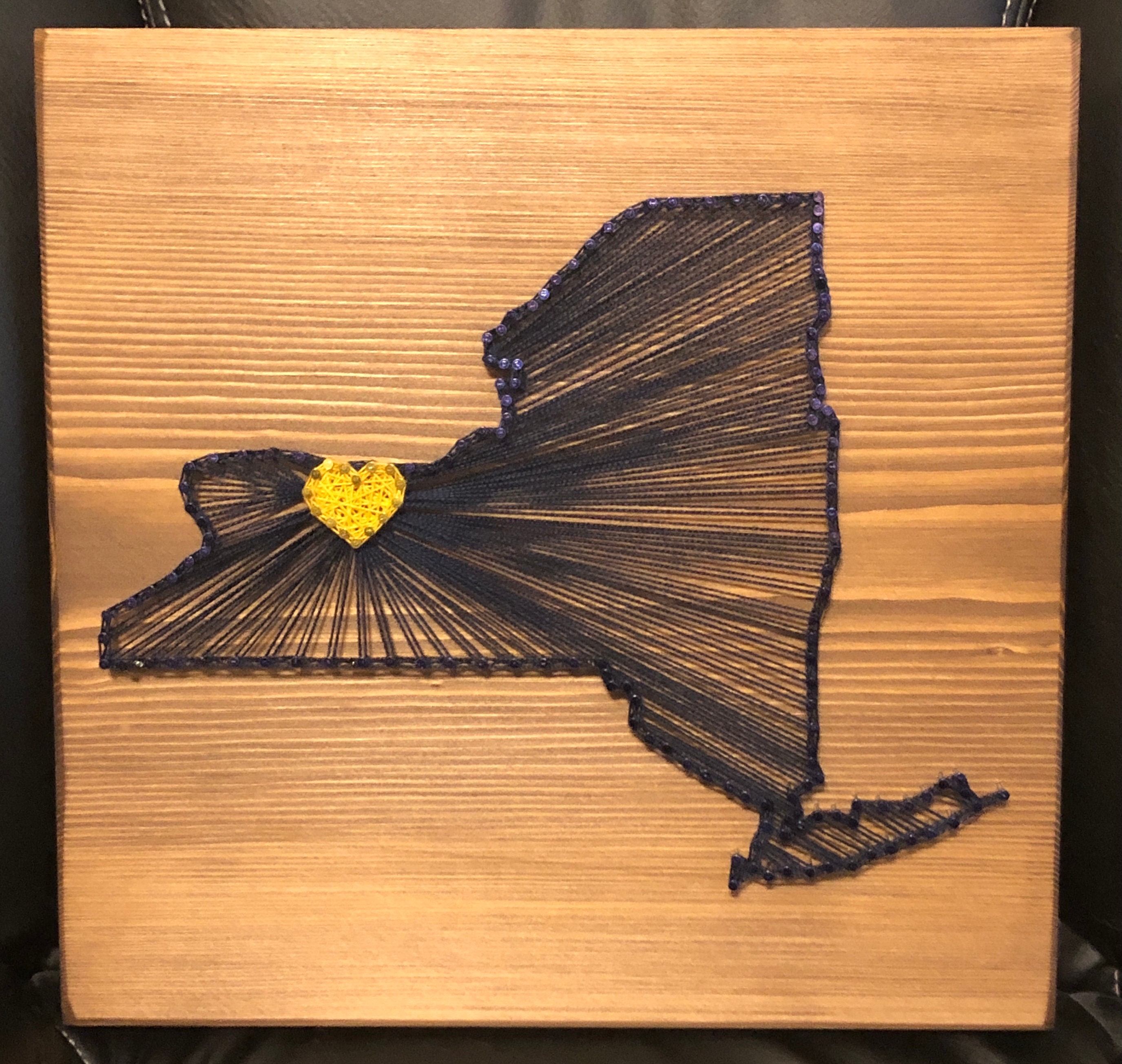 Made to Order ANY STATE String Art Sign Wood Sign Wedding | Etsy