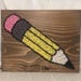 Made to Order Pencil String Art Teacher Appreciation Gift - Etsy