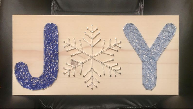 Made To Order JOY String Art Christmas Decor Holiday | Etsy