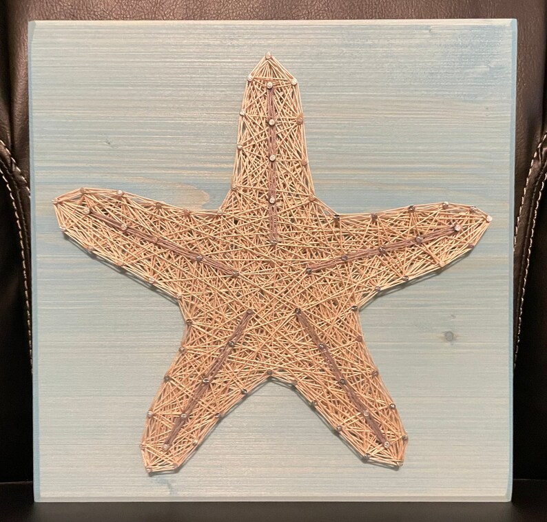 MADE TO ORDER Starfish String Art Fish Nautical Wall Decor | Etsy