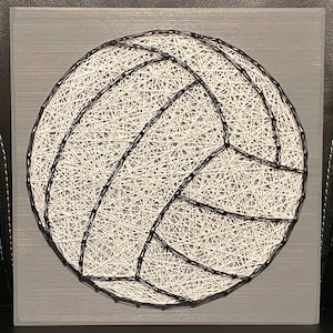 Volleyball Sports String Art, Coach Gift, Volleyball Player, Kids Room ...