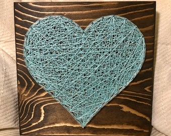 MADE TO ORDER Heart String Art Love and Romance Gallery - Etsy