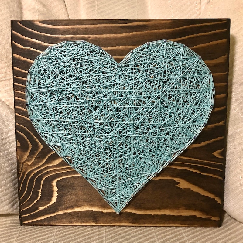 Heart String Art - Etsy