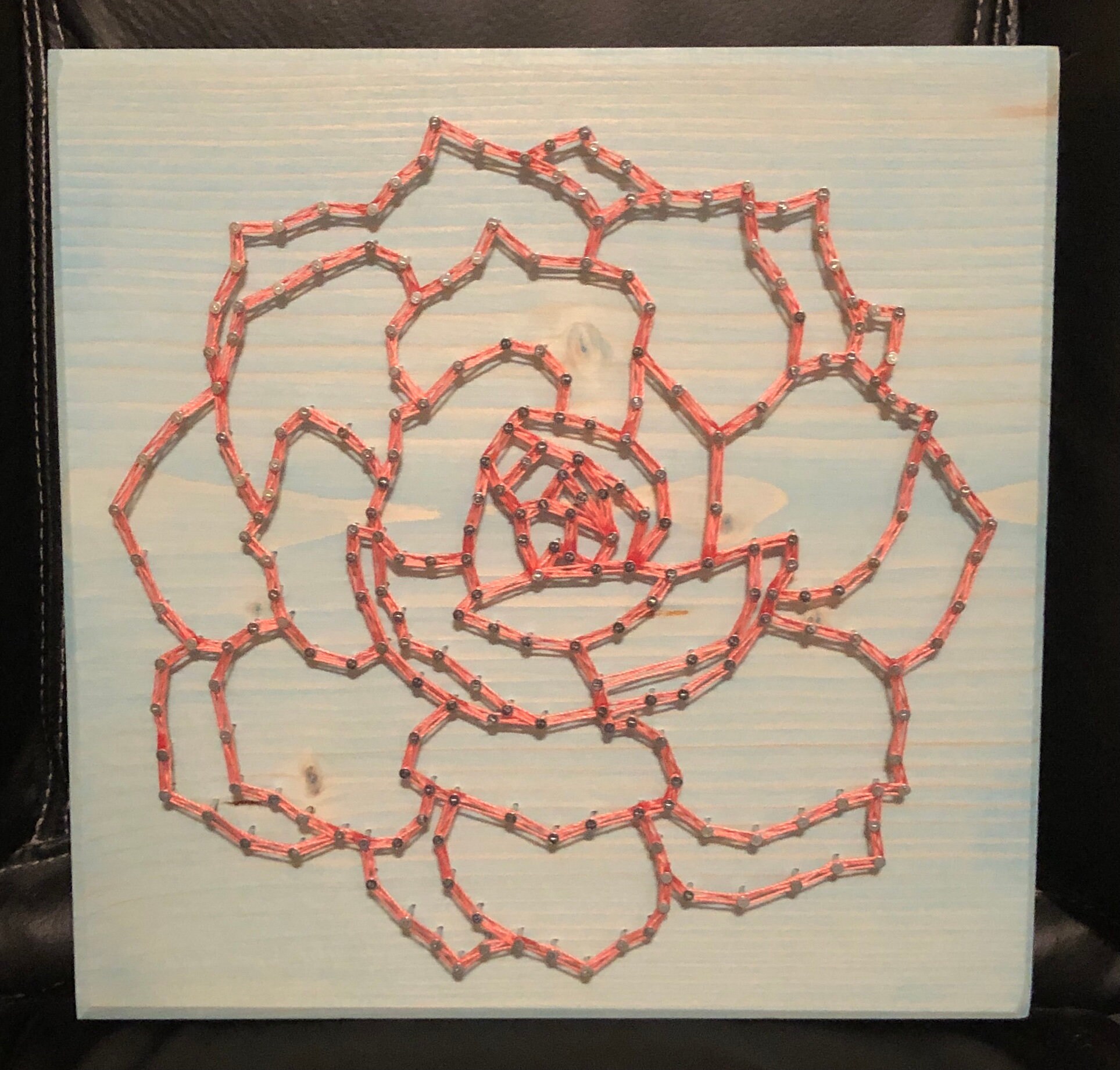 MADE TO ORDER Succulent Flower String Art Cactus plants and | Etsy