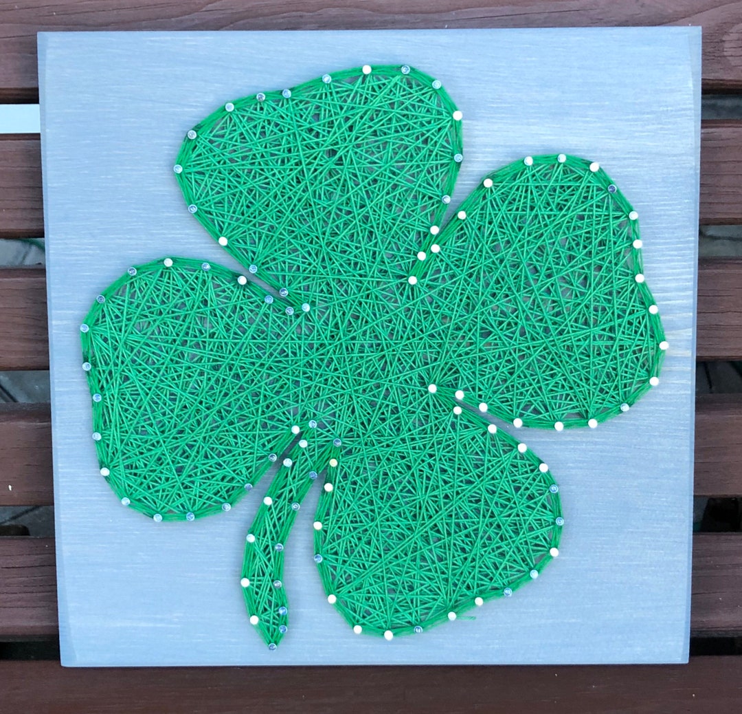 Made to Order Shamrock String Art Sign, Saint Patrick's Day, Holiday ...