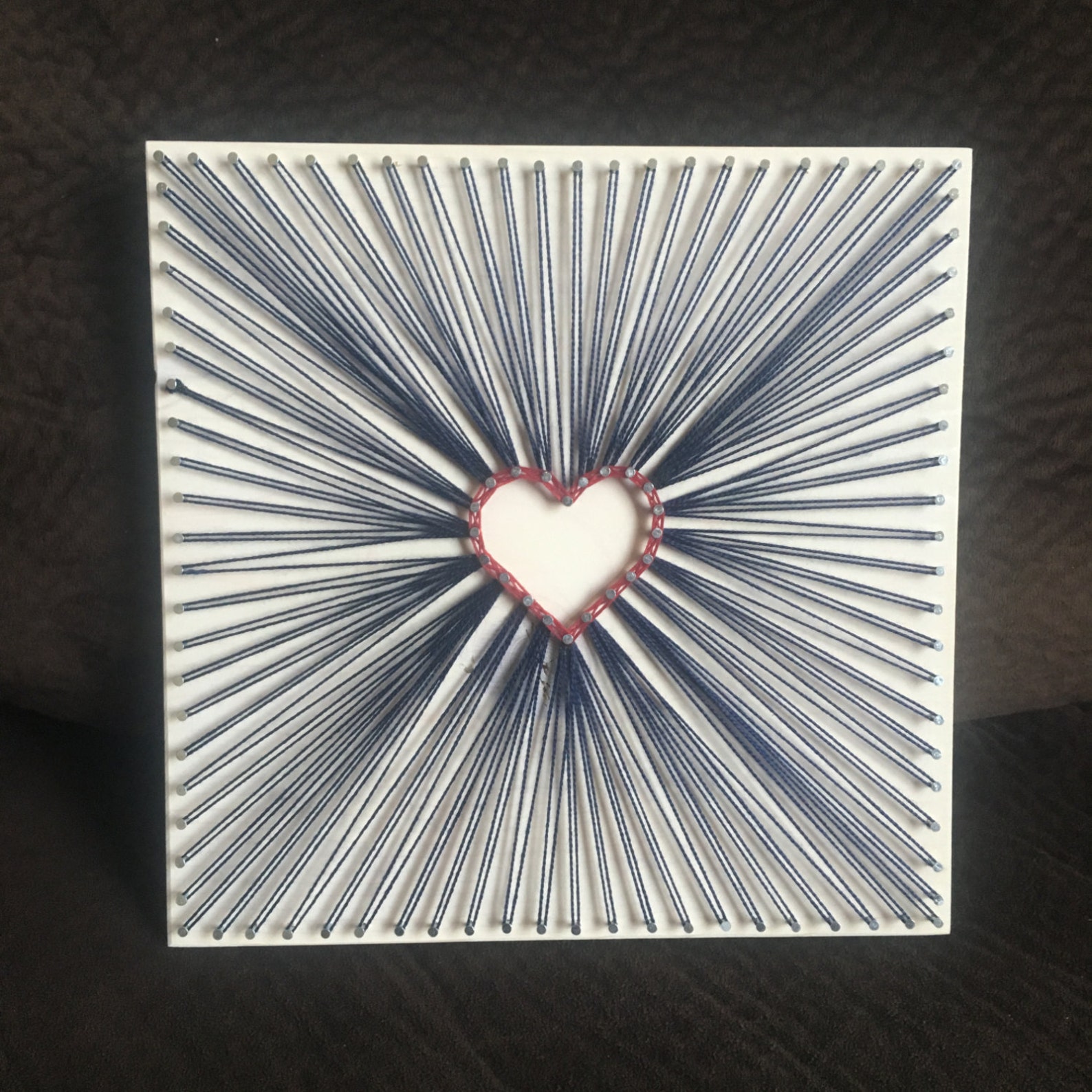 MADE TO ORDER Heart Burst String Art Love Wall Art Home | Etsy