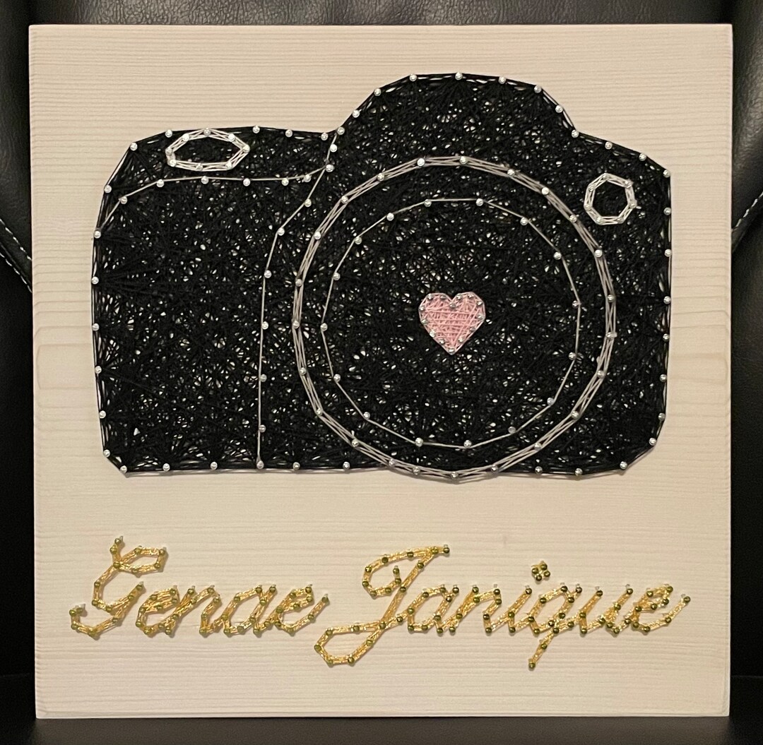MADE TO ORDER Camera String Art, Photography, Photographer, Gallery ...