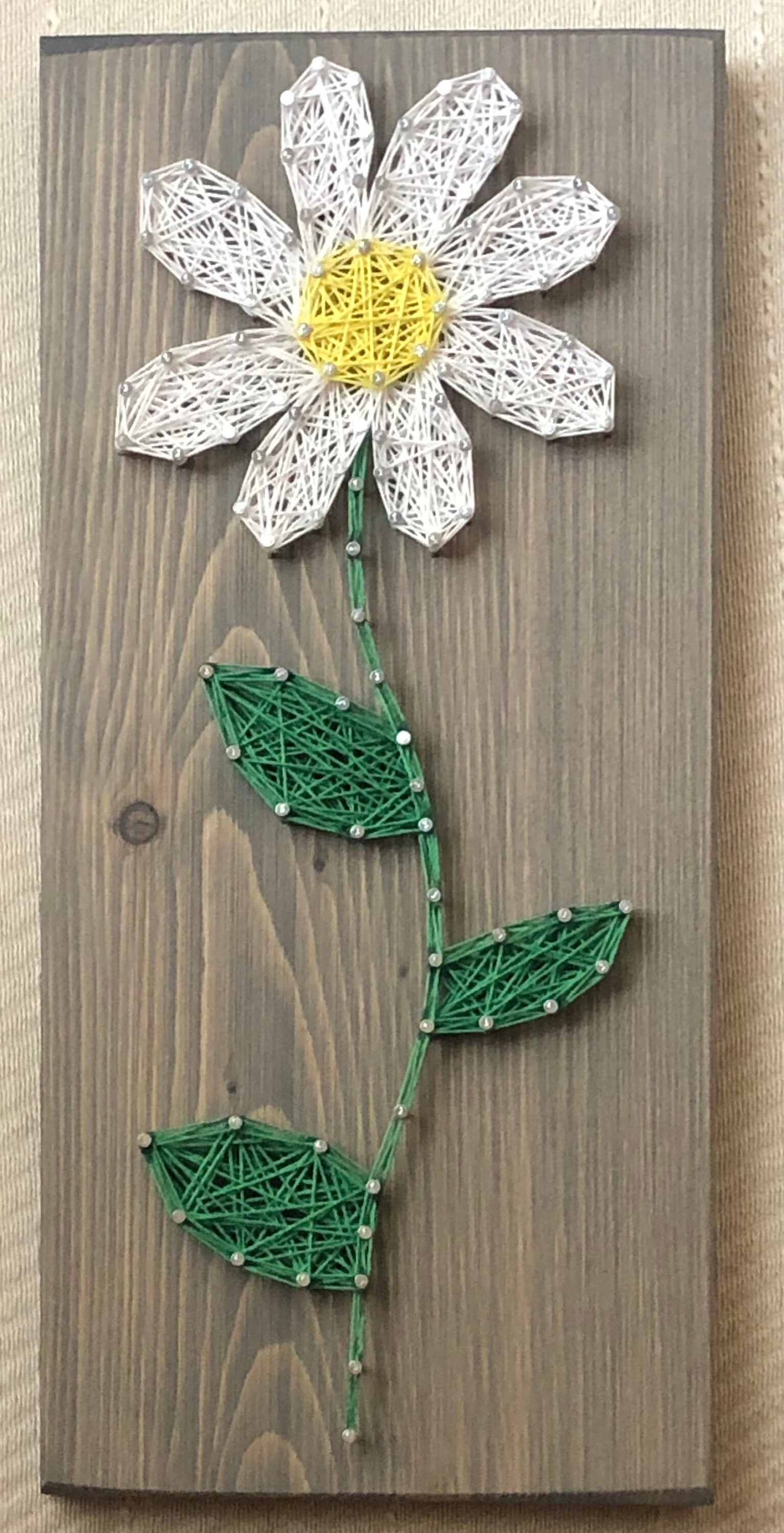MADE TO ORDER Daisy Flower String Art Plants and Flowers | Etsy