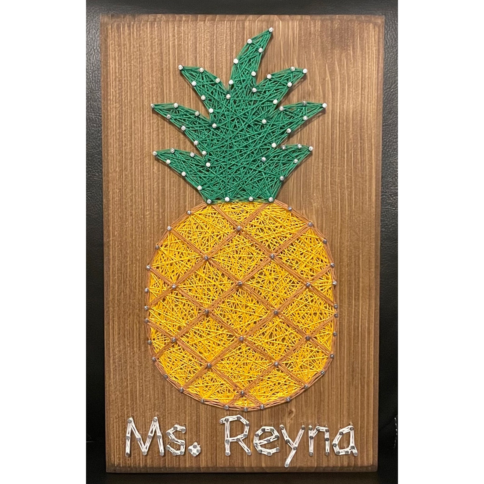 Pineapple Welcome String Art, Hawaii, Wall Art, Home Decor, Entryway ...