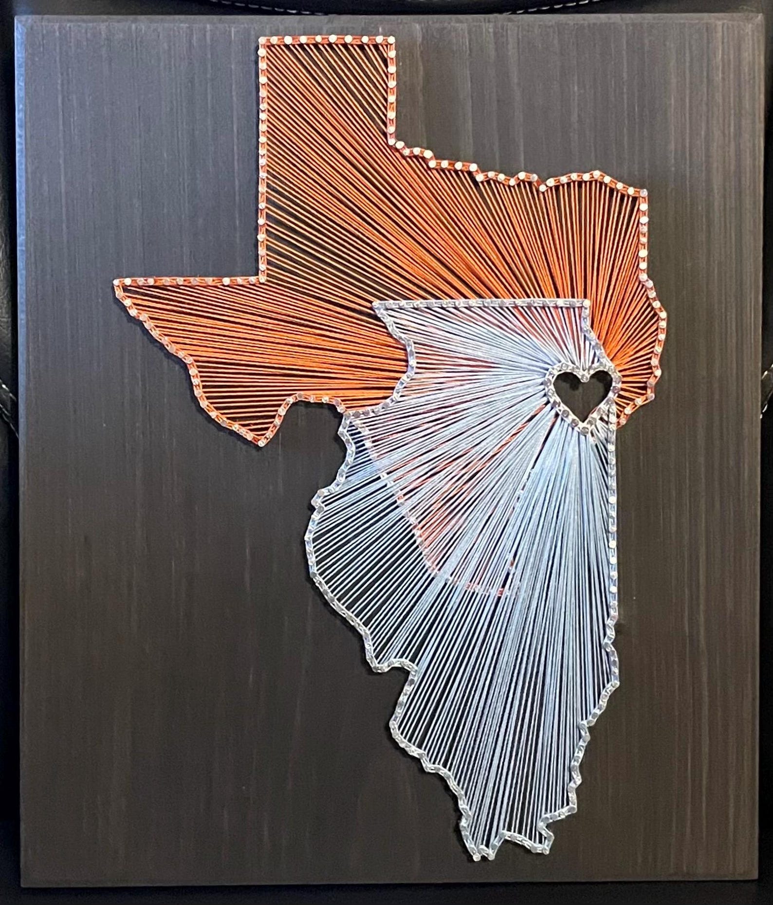 Bestseller- Two-state or Country String Art- Overlapping Design ...