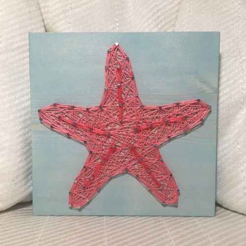 MADE TO ORDER Starfish String Art Fish Nautical Wall Decor | Etsy