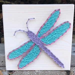 Made to Order Dragonfly String Art, Bug, Insect, Nursery Wall Decor ...