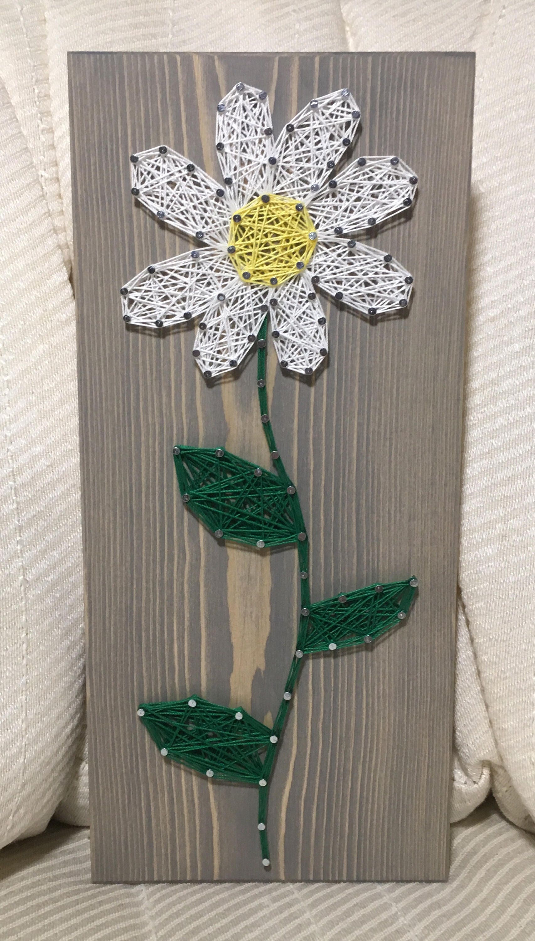 MADE TO ORDER Daisy Flower String Art Plants and Flowers | Etsy