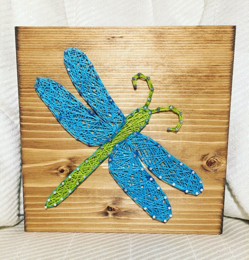 Made to Order Dragonfly String Art Bug Insect Nursery Wall - Etsy