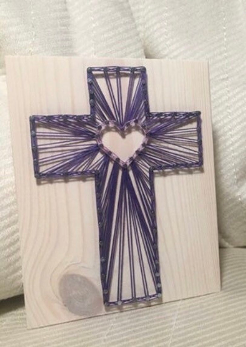 Made to Order SMALL Cross String Art Religious Christian - Etsy