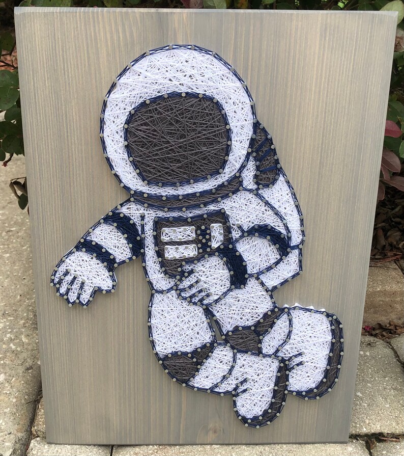Astronaut String Art, Outer Space Bedroom Decor, Spacesuit, Spaceship ...