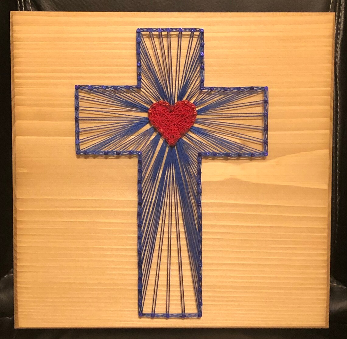 Made to Order SMALL Cross String Art Religious Christian | Etsy