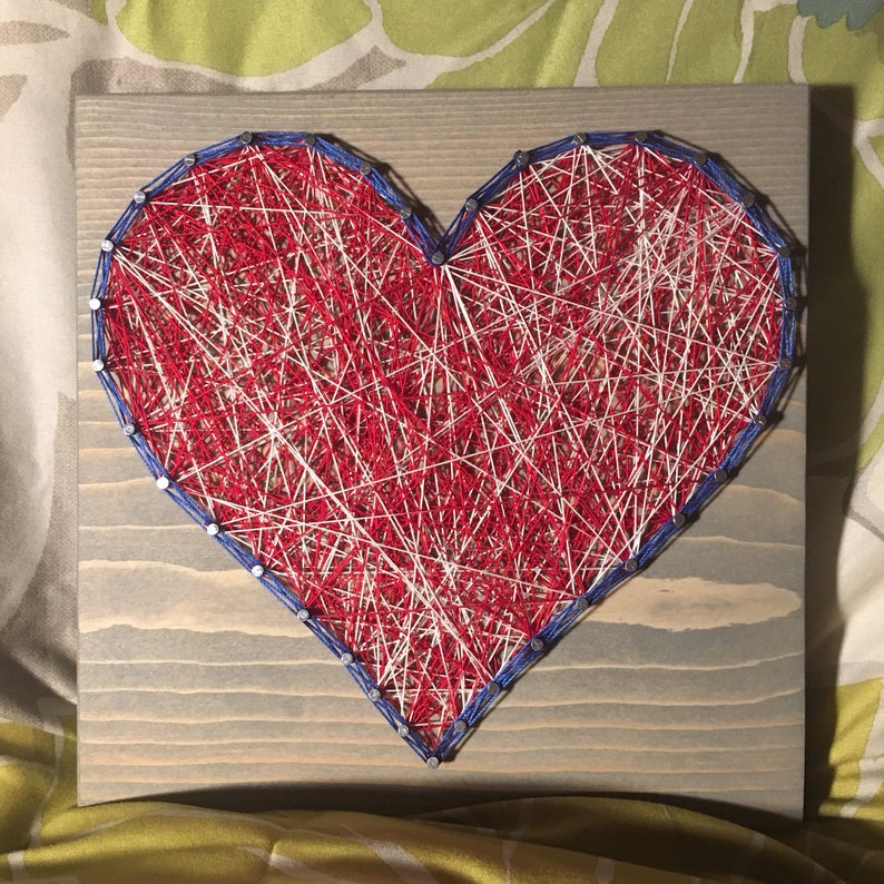 MADE TO ORDER Heart String Art Love and Romance Gallery | Etsy