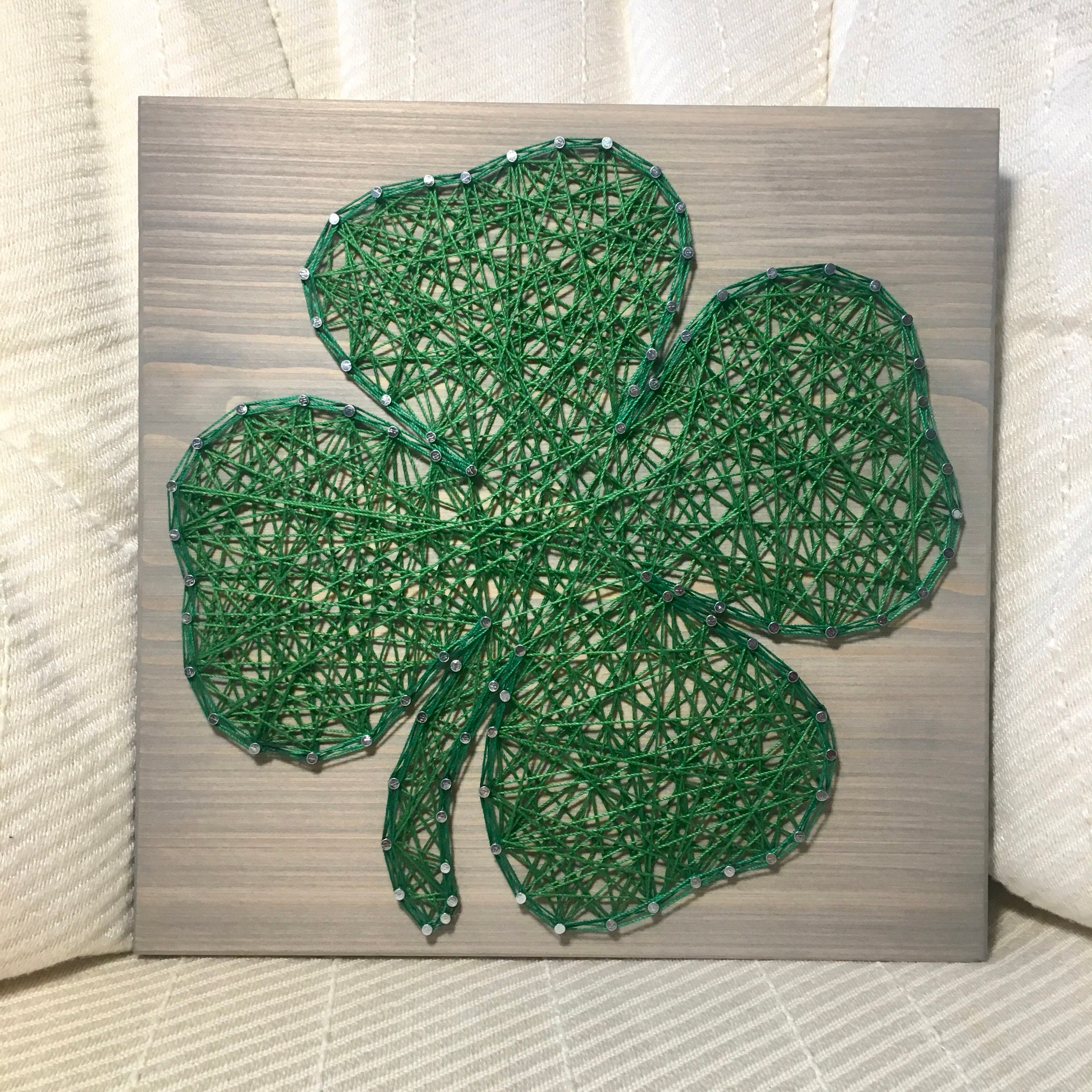 Made to Order Shamrock String Art Sign Saint Patrick's - Etsy