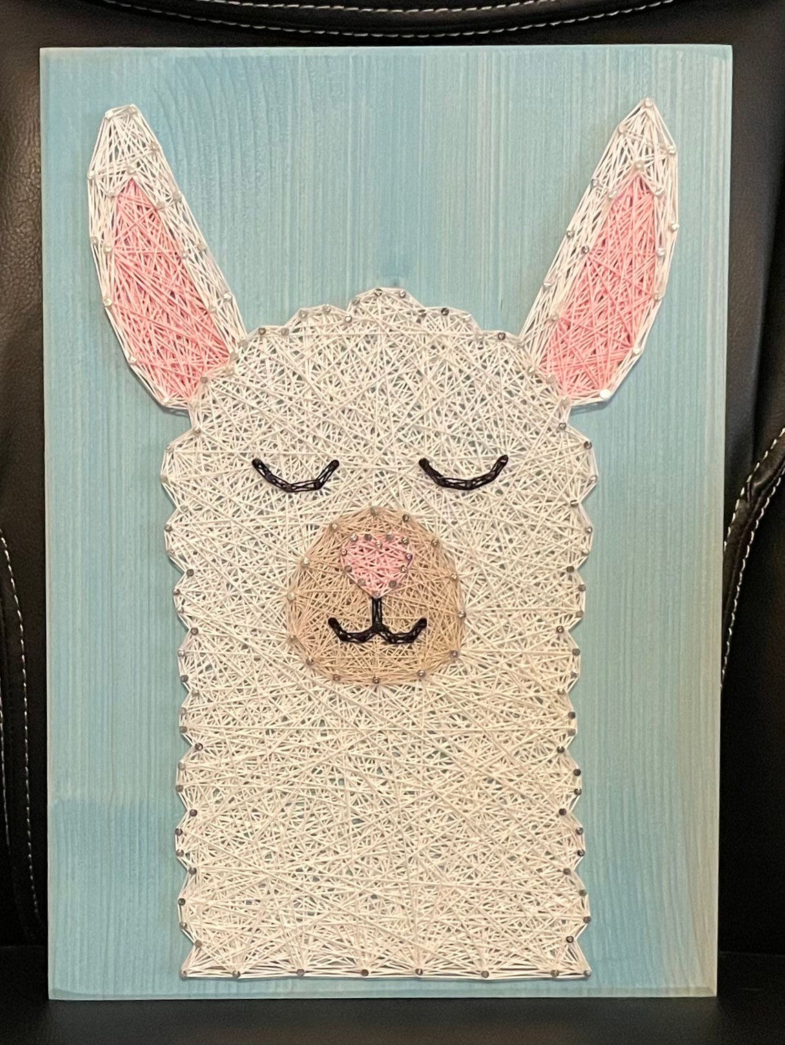 Made to Order Llama Spring String Art Floral Animal Wall - Etsy
