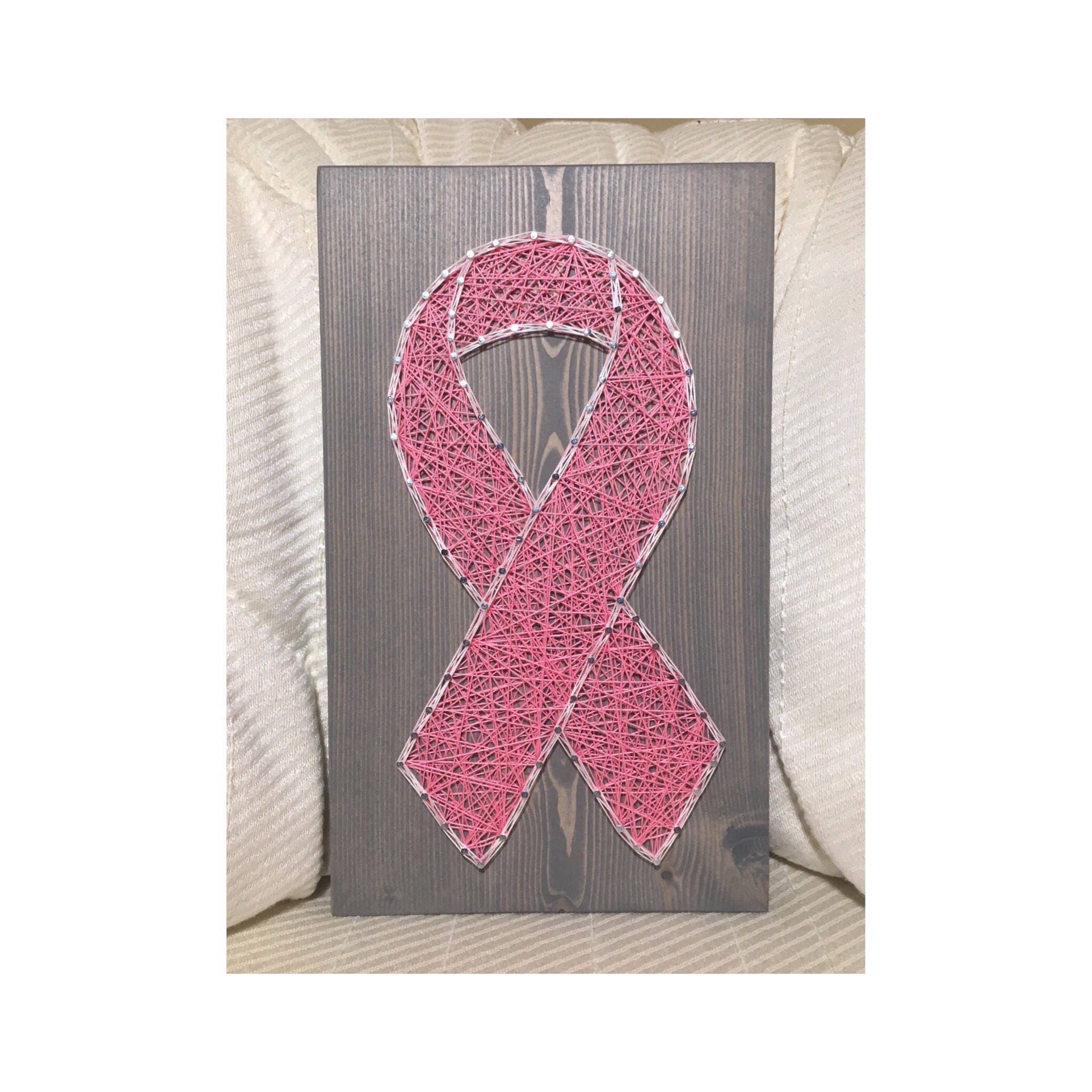 Cancer Survivor Ribbon String Art, Breast Cancer, Cervical, Lupus ...