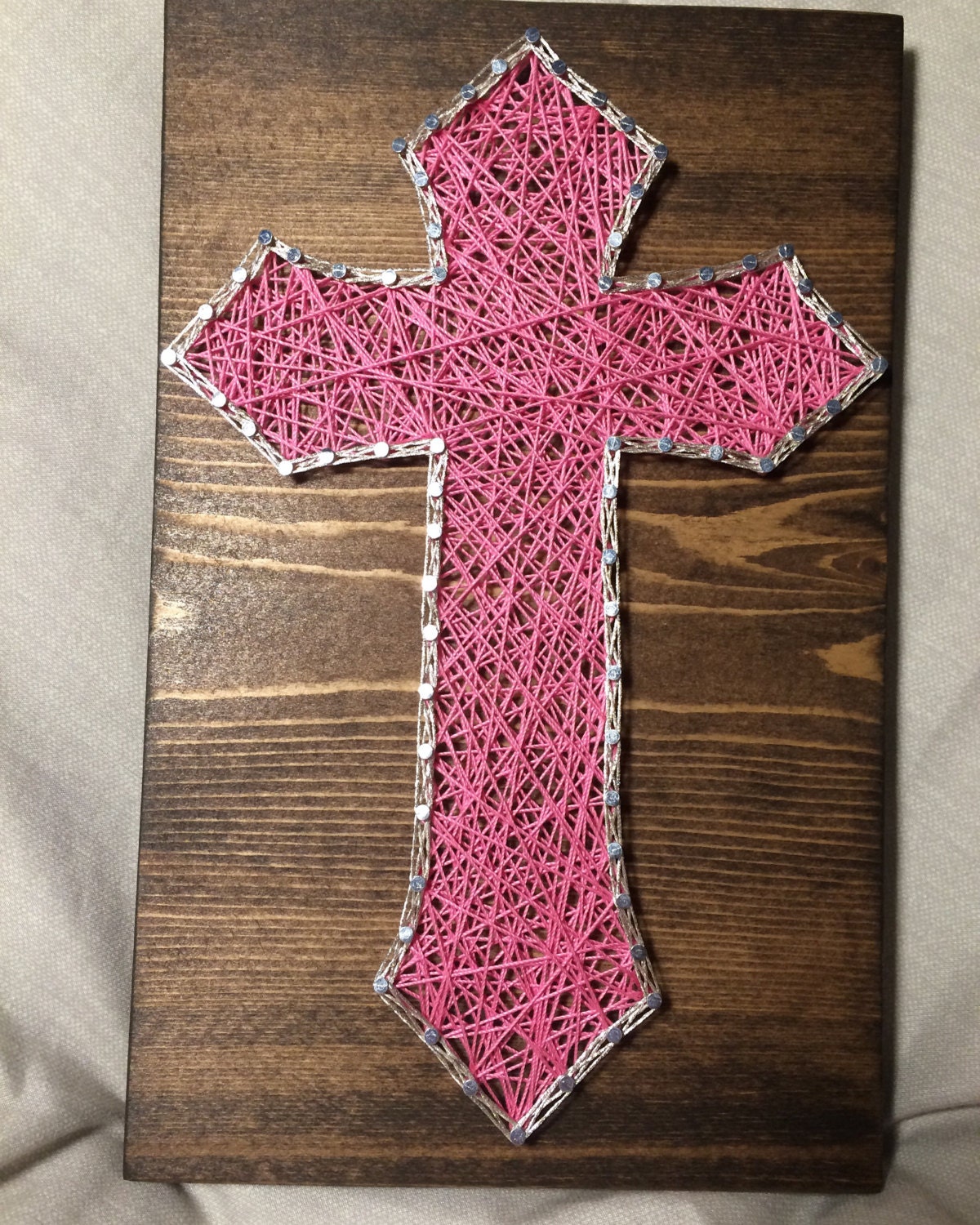 Made to Order Small Cross String Art Religious Prayer Wall - Etsy