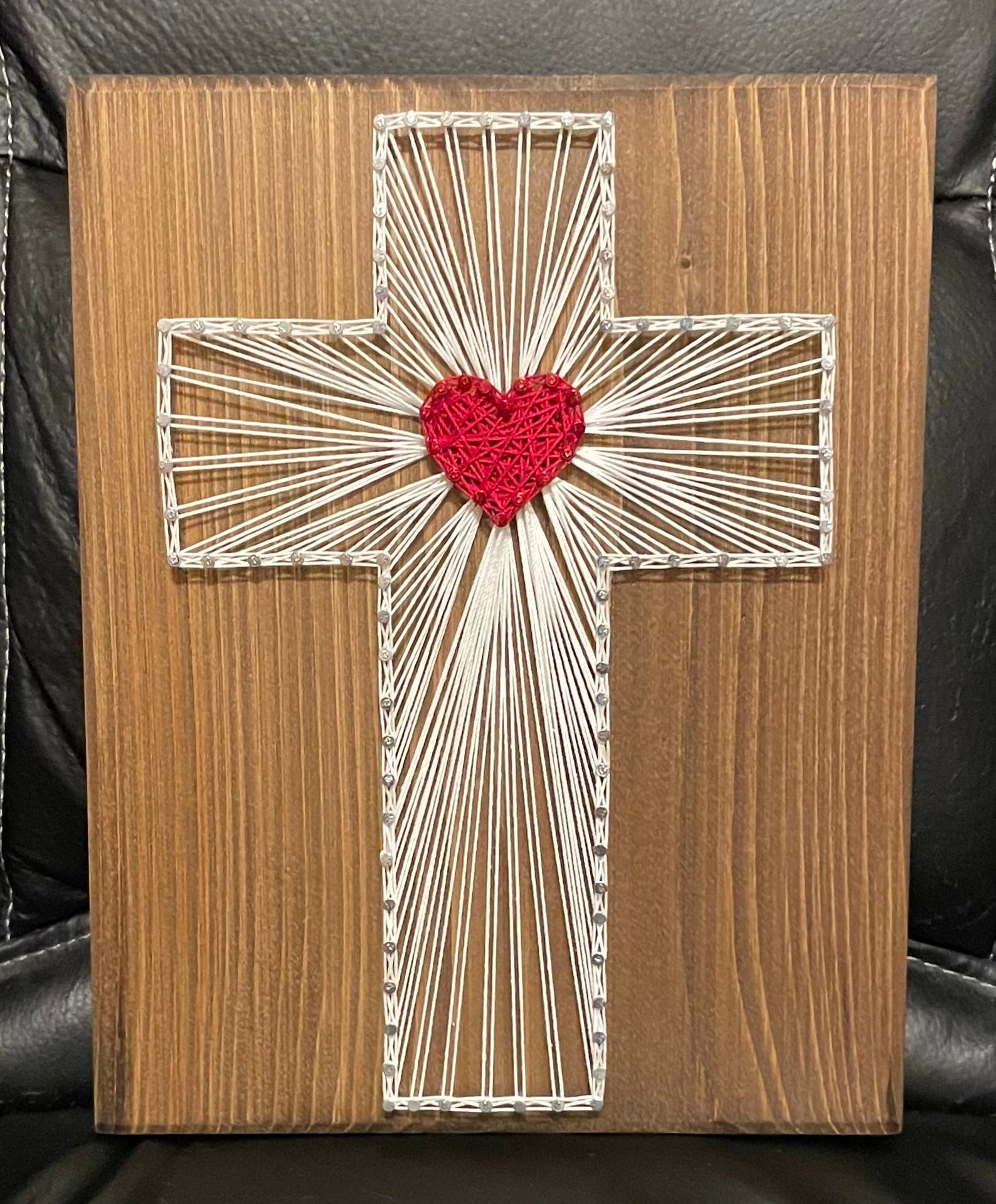 Made to Order SMALL Cross String Art Religious Christian | Etsy