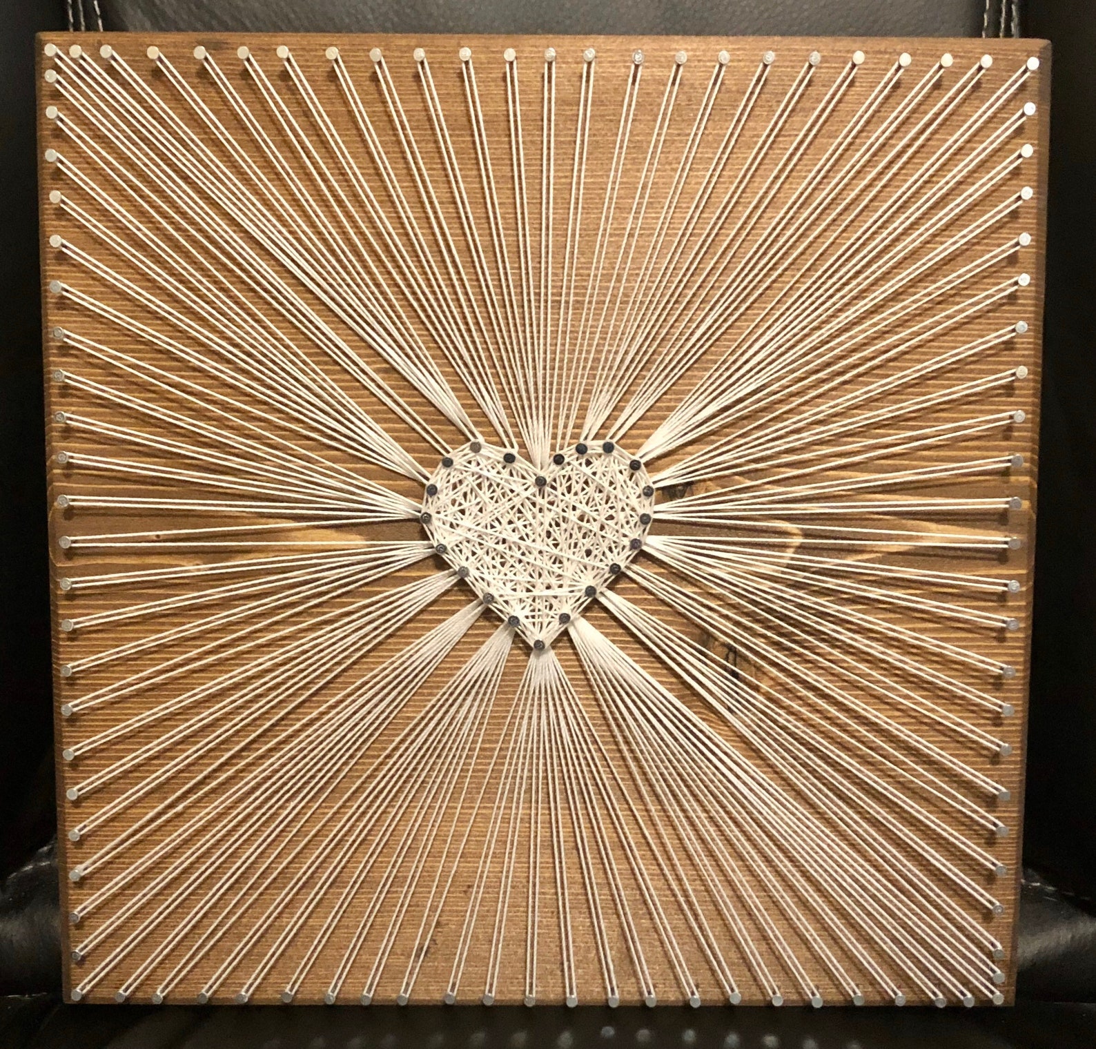 MADE TO ORDER Heart Burst String Art Love Wall Art Home | Etsy