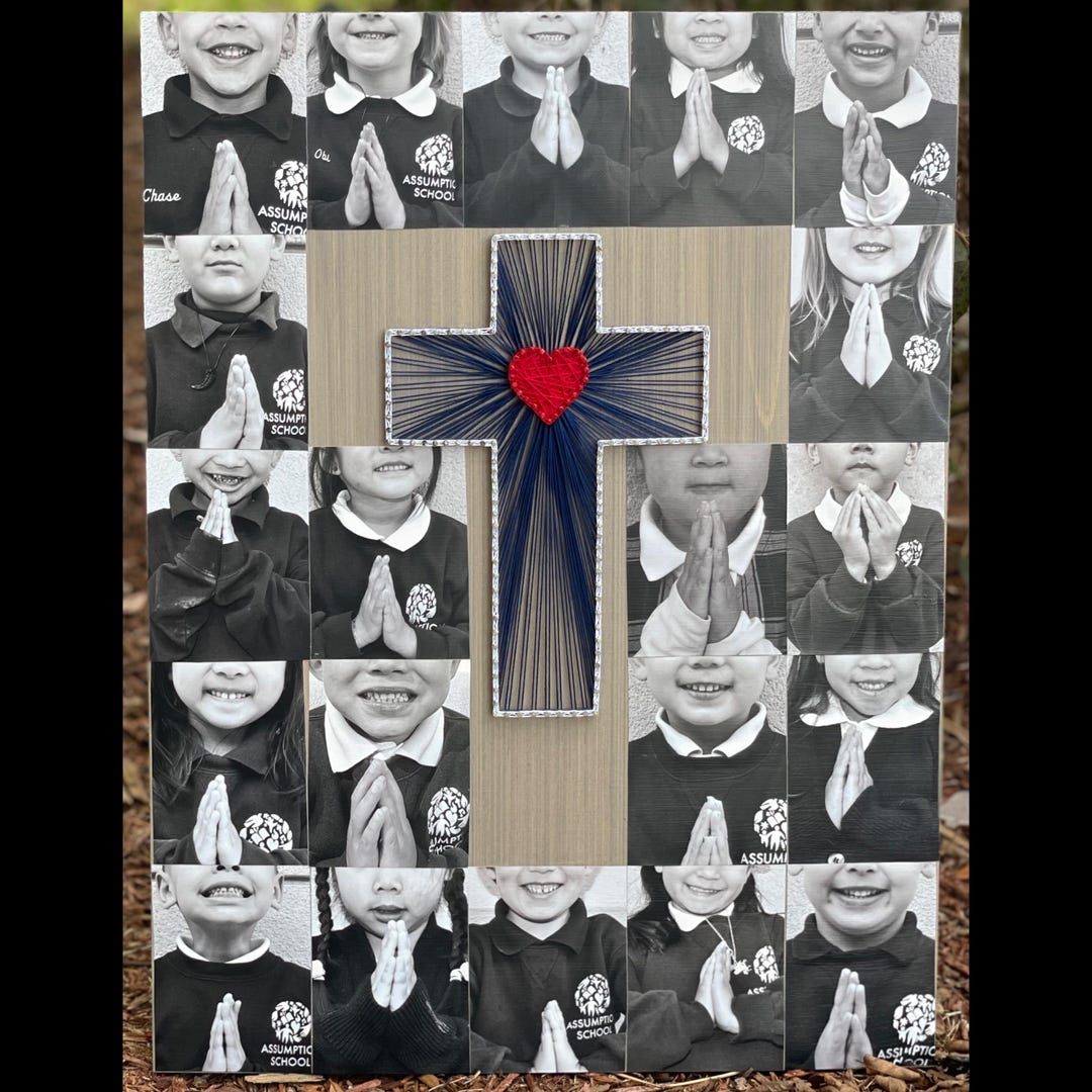School Class Photos Collage String Art, Auction Item, Family Gift ...