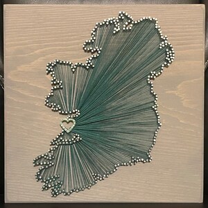 MADE TO ORDER Ireland String Art Sign, Wood Sign, Wedding Gift, Home ...