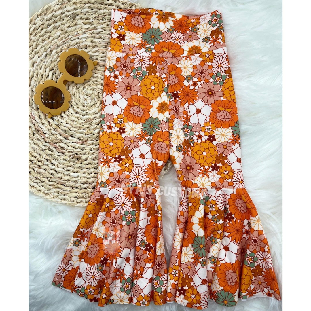 Groovy Bell Bottoms Hippie Girl Pants Two Groovy Flare Pants Groovy