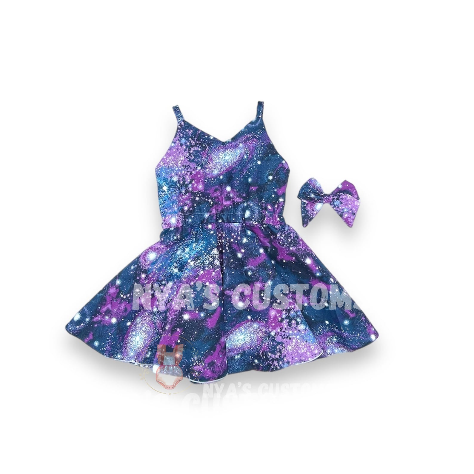 Galaxy Birthday Dress, Two the Moon Girl Dress, Toddler Dress, Space ...