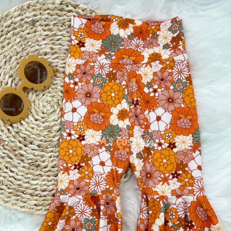 Groovy Bell Bottoms, Hippie Girl Pants, Two Groovy Flare Pants, Groovy ...
