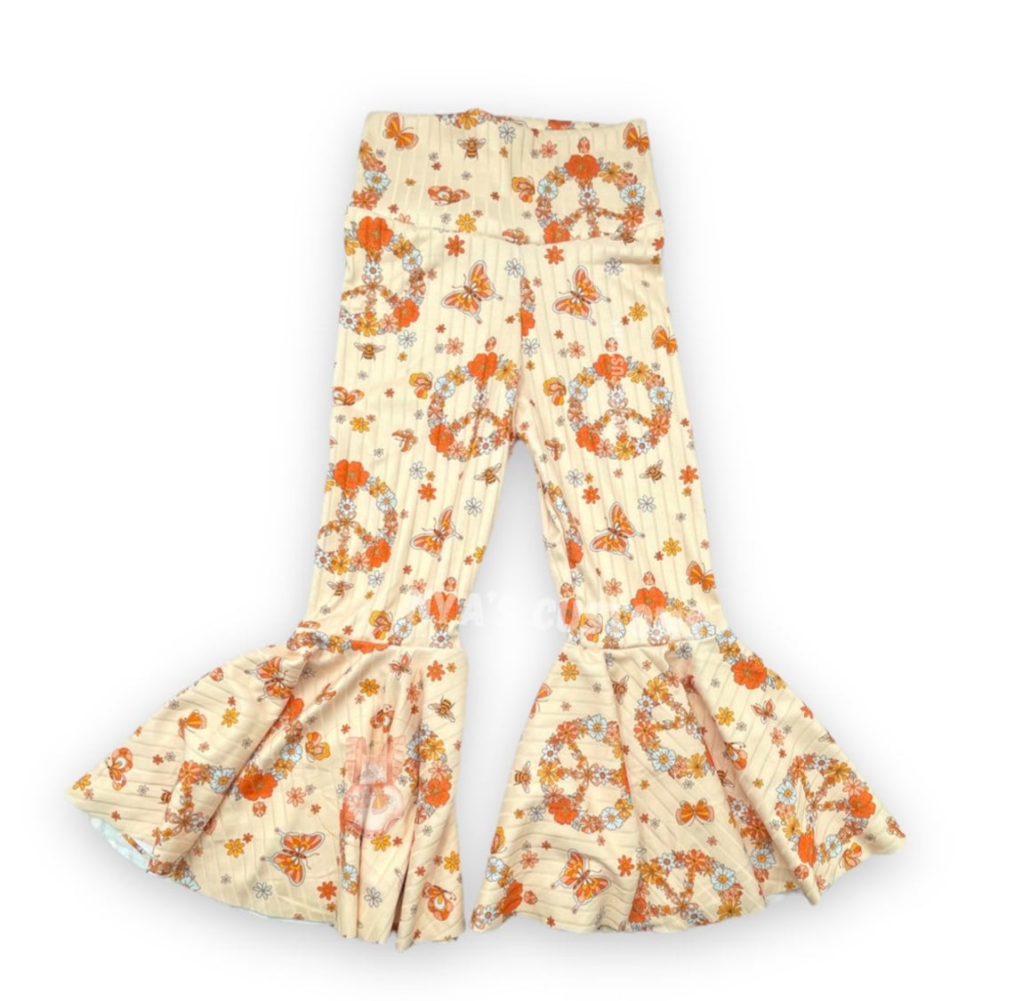 Two Groovy Birthday Outfit Bell Sleeve Crop Top for Girl - Etsy