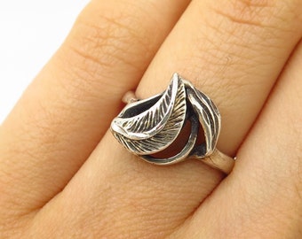 Leaf design ring | Etsy