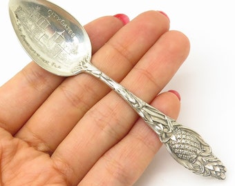 Antique sterling silver spoon | Etsy