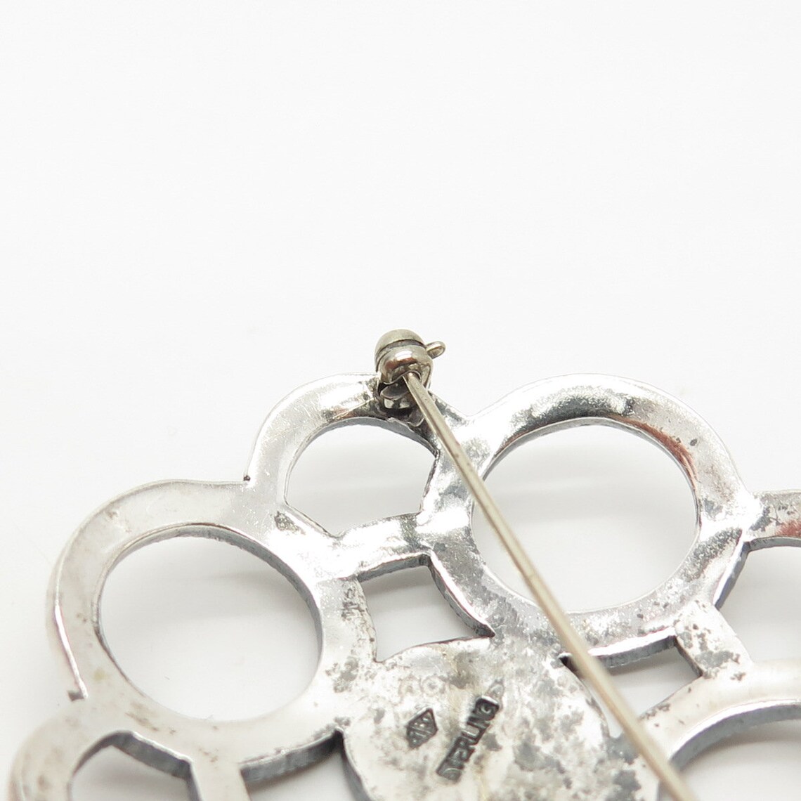 925 Sterling Silver Vintage Judith Jack Real Marcasite Gem Pin - Etsy