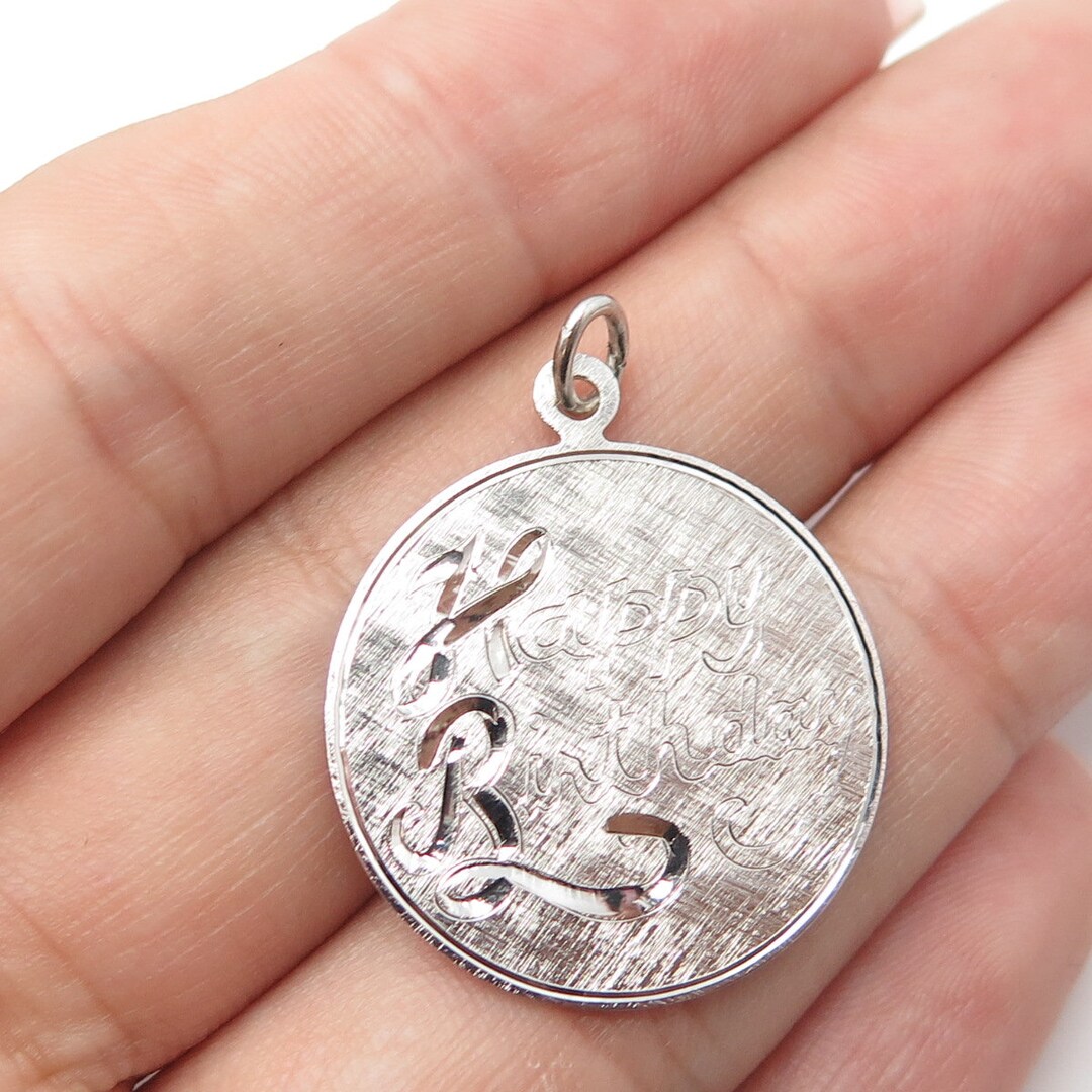925 Sterling Silver Vintage Griffith and Sons Co. "happy Birthday ...