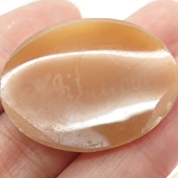 Antique Victorian Real Carved Mother-of-Pearl Floral … - Gem