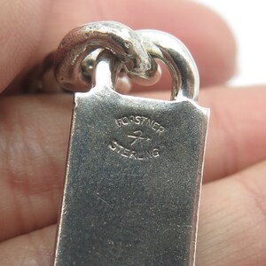 FORSTNER Sterling Silver Vintage Engraved "richard" Solid 61.3g ID ...