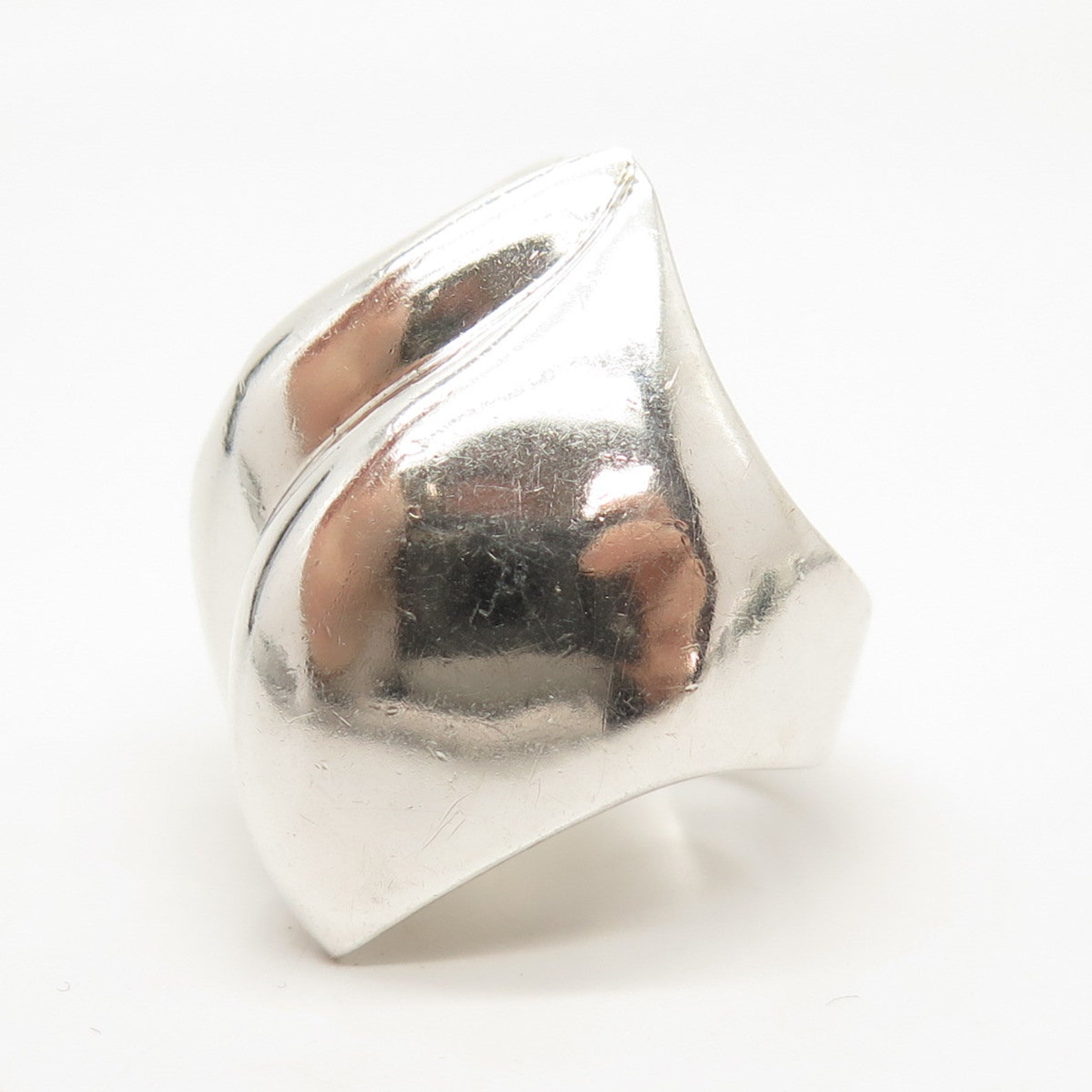 925 Sterling Silver Vintage Mexico Modernist Statement Ring - Etsy