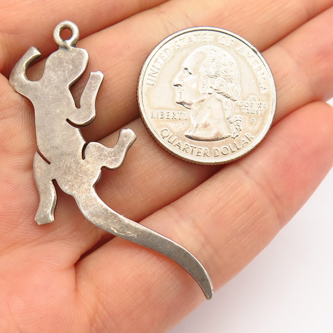 925 Sterling Silver Iguana / Lizard Design Pendant | Etsy