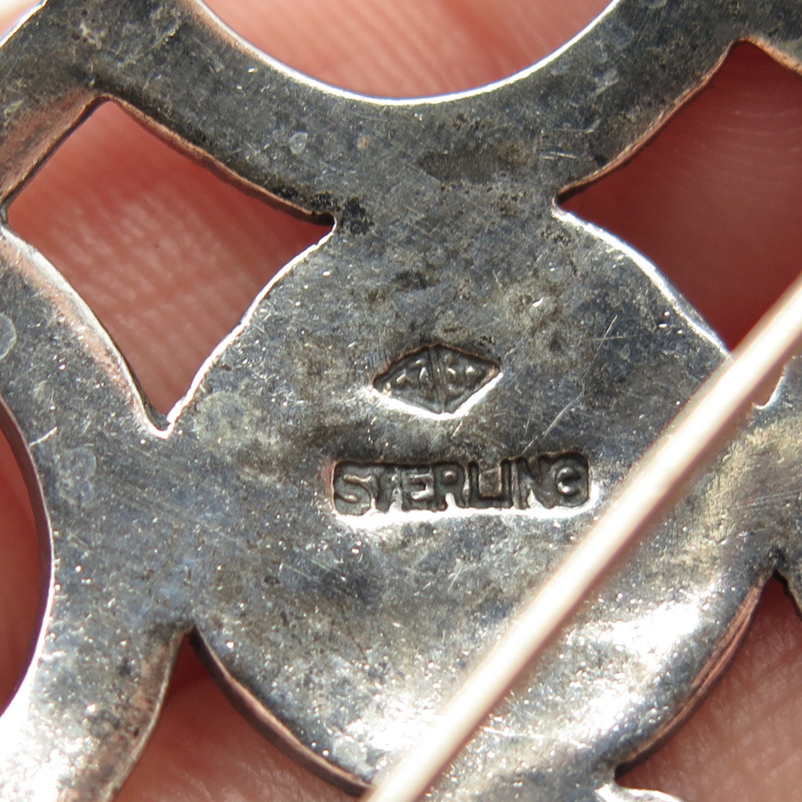 925 Sterling Silver Vintage Judith Jack Real Marcasite Gem Pin - Etsy