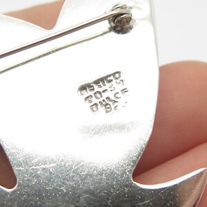 925 Sterling Silver Vintage Mexico Modernist Pin Brooch - Etsy